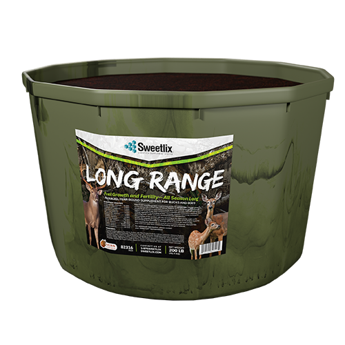BWI Companies: Sweetlix Long Range Deer Compressed Tub - 200 lb by Sweetlix