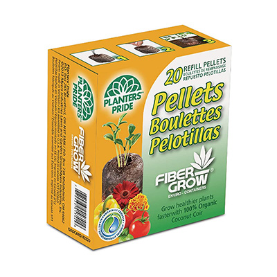 BWI Companies: Fiber Grow Pellets - 20 Pellet Refill by Planters' Pride