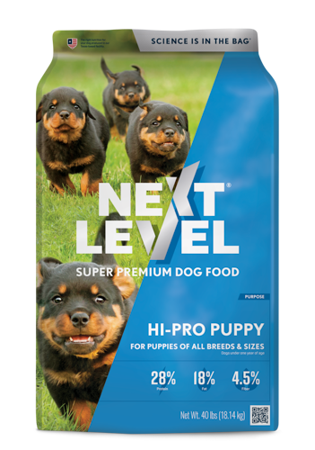 BWI Companies: Next Level Hi-Pro Puppy 28-18 (Blue Bag) - 40 lb by Next ...