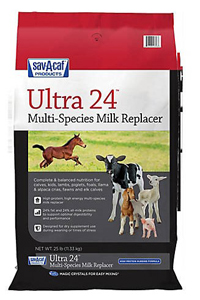 BWI Companies: Sav-A-Caf Ultra 24 Multi-Species Milk Replacer - 25 lb ...