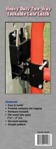 BWI Companies: Heavy Duty Two-Way Lockable Gate Latch by Tarter Farm ...